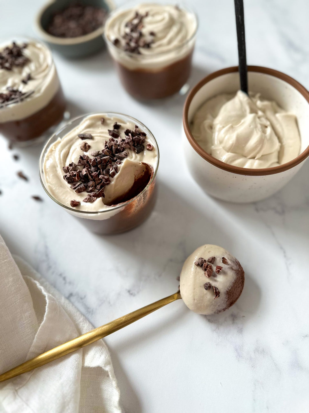 Chocolate Mousse with Peppermint Halva Whip – Mark Hyman, MD