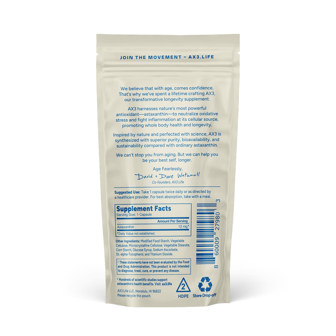 AX3® Bio-Pure Astaxanthin – Mark Hyman, MD