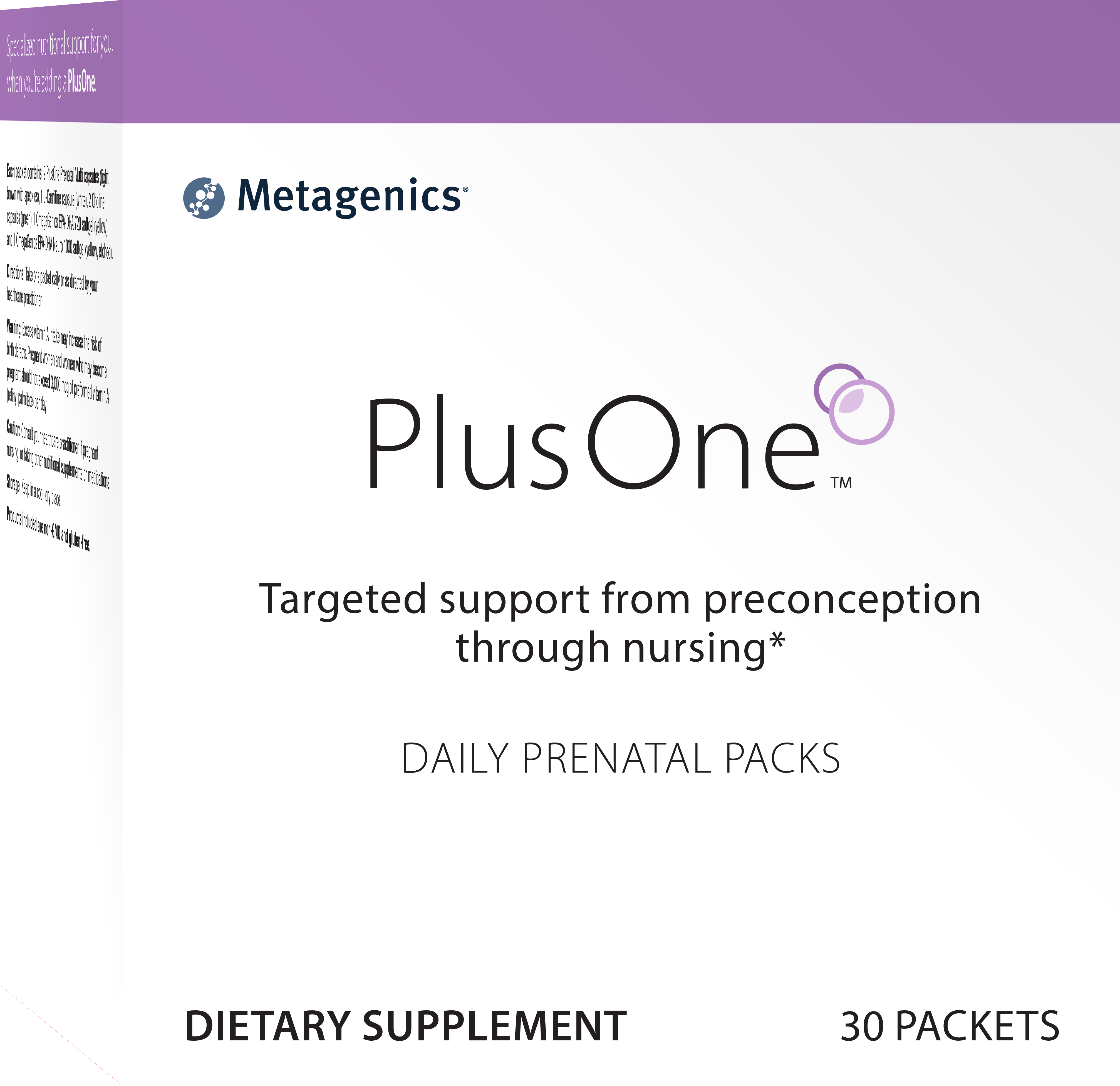 PlusOne Daily Prenatal Pack – Mark Hyman, MD
